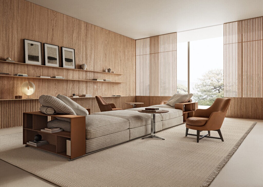 Ground Control: Flexform's Groundpiece Sofa Marks 25 Years of Refined ...